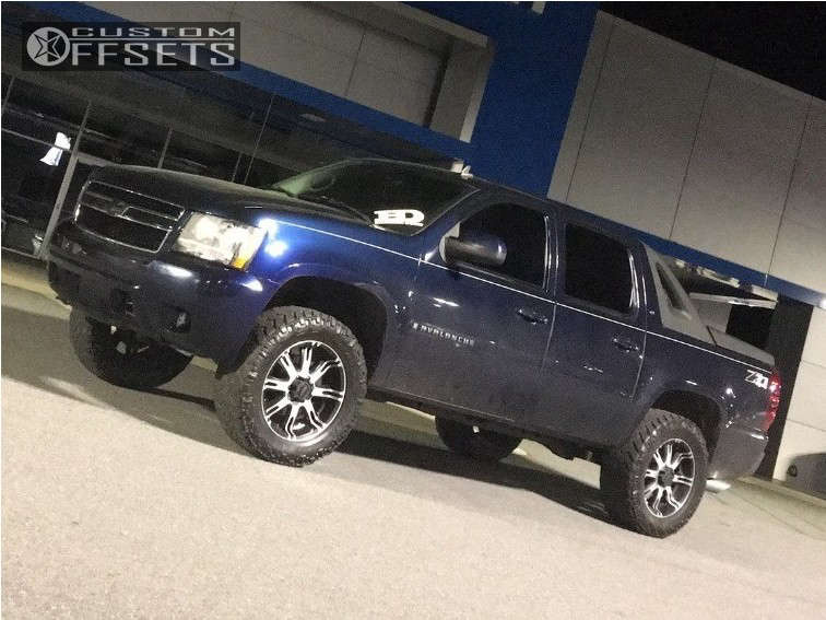 2007 Chevrolet Avalanche with 20x9 0 American Racing Ar708 and 33/12 ...