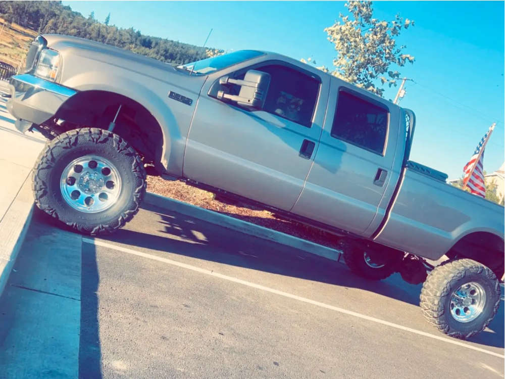 2004 Ford F-350 Super Duty with 18x9 -6 Pro Comp Series 69 and 37/13 ...