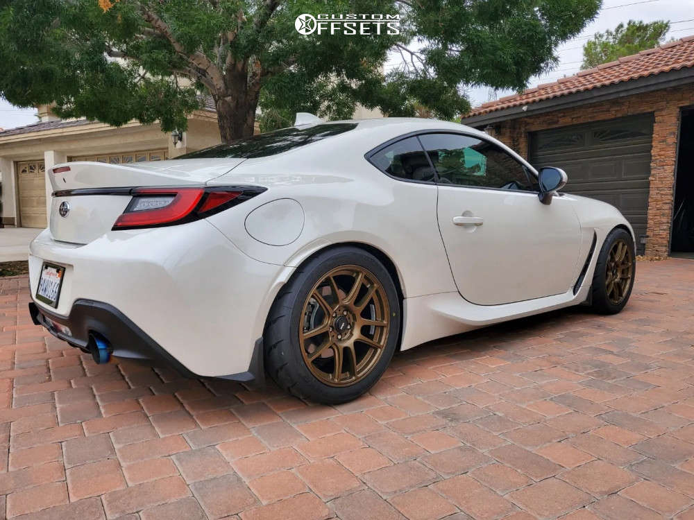 2022 Subaru BRZ with 17x8.5 42 Konig Heliogram and 245/40R17 Toyo Tires ...