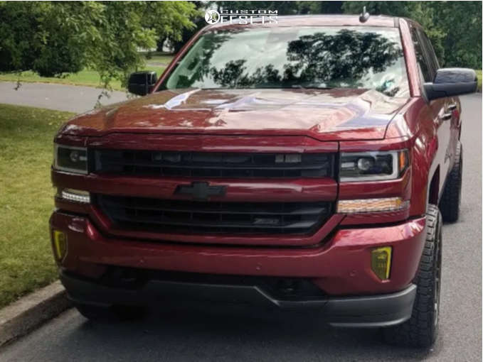 2016 Chevrolet Silverado 1500 with 20x10 -18 Hartes Metal Offroad ...