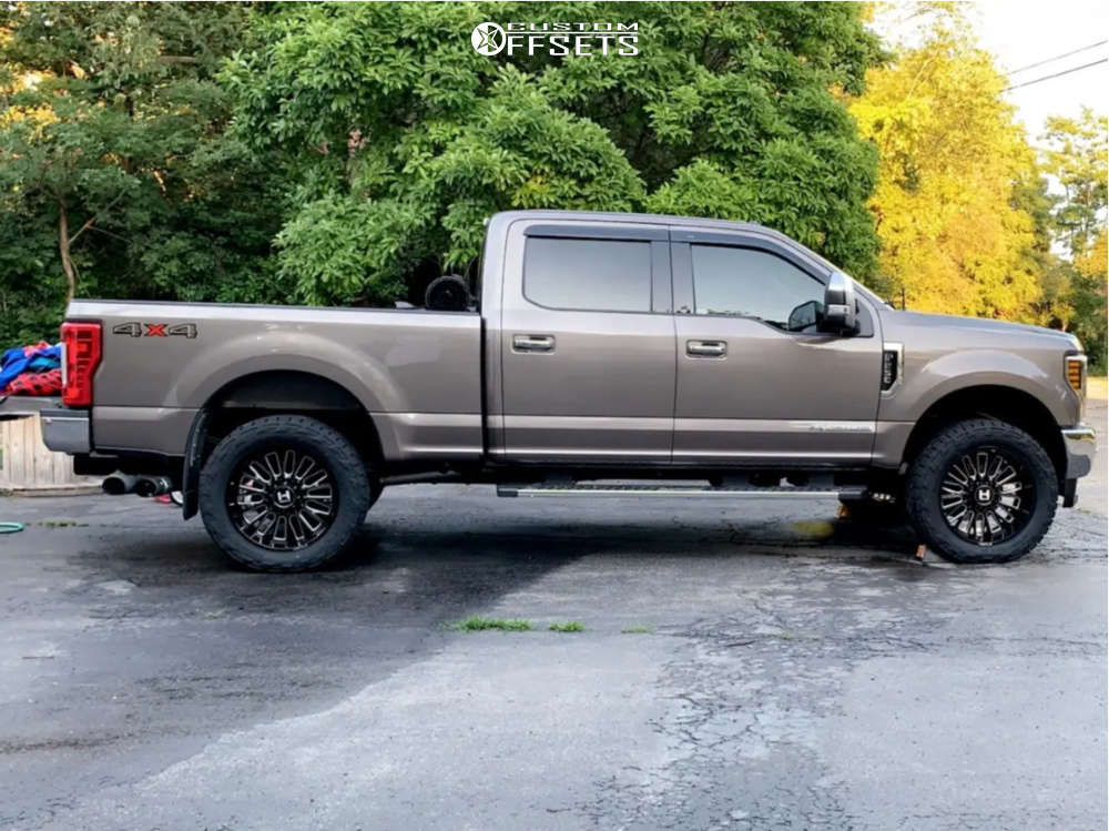 2018 Ford F-250 Super Duty with 22x10 -25 Hostile Fury and 325/50R22 ...