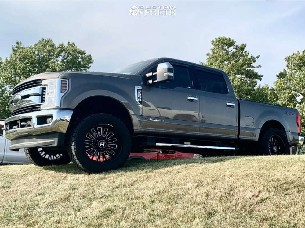 2018 Ford F-250 Super Duty with 22x10 -25 Hostile Fury and 325/50R22 ...