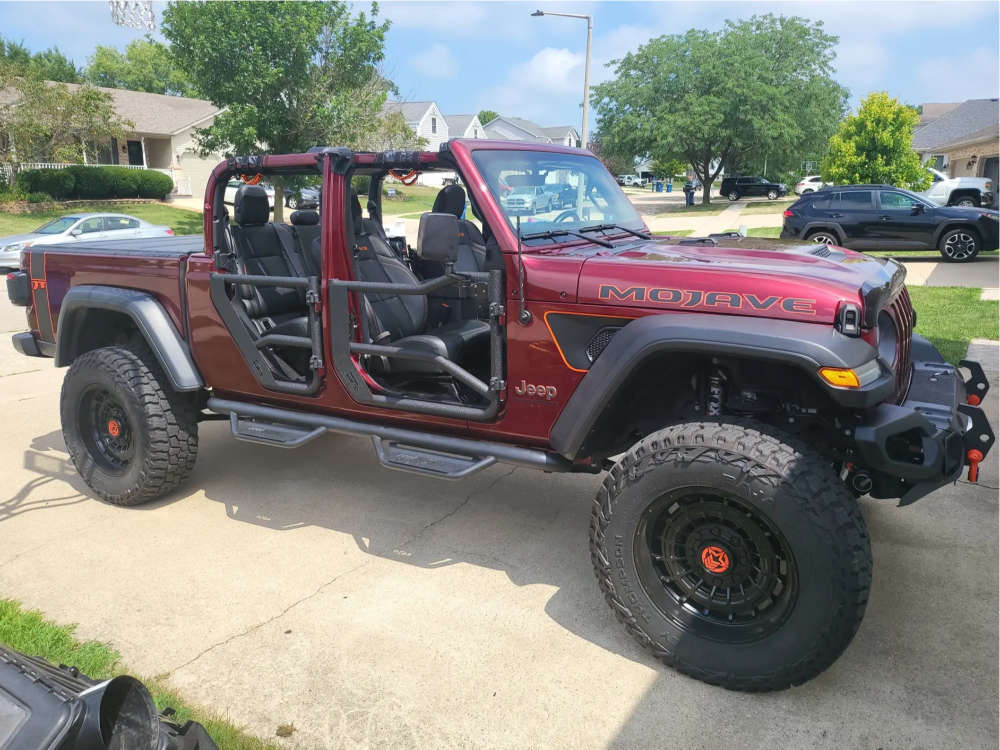 2021 Jeep Gladiator with 20x10 -18 Anthem Off-Road Viper and 37/12.5R20 ...