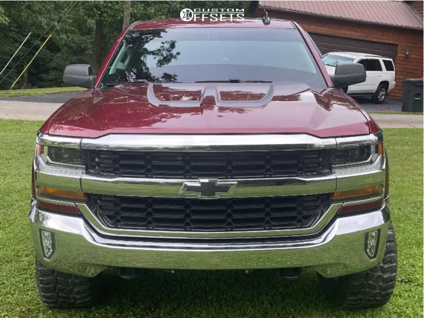 2016 Chevrolet Silverado 1500 with 20x12 -44 RBP 69r and 33/12.5R20 ...