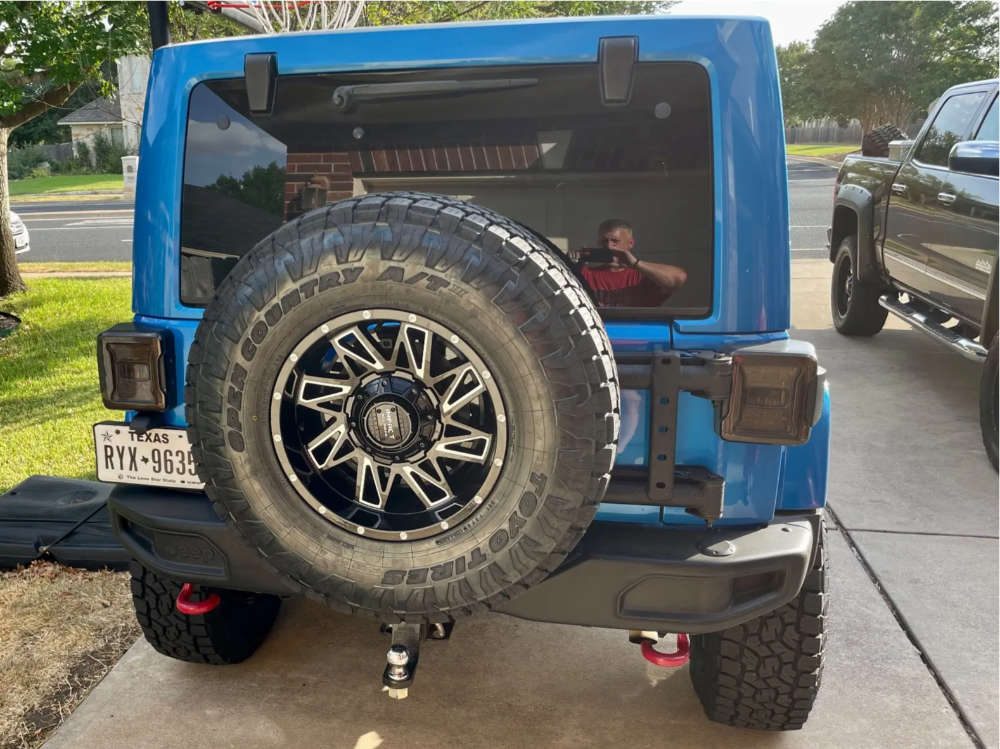 2016 Jeep Wrangler with 17x9 -12 Impact 814gbs and 35/12.5R17 Toyo ...