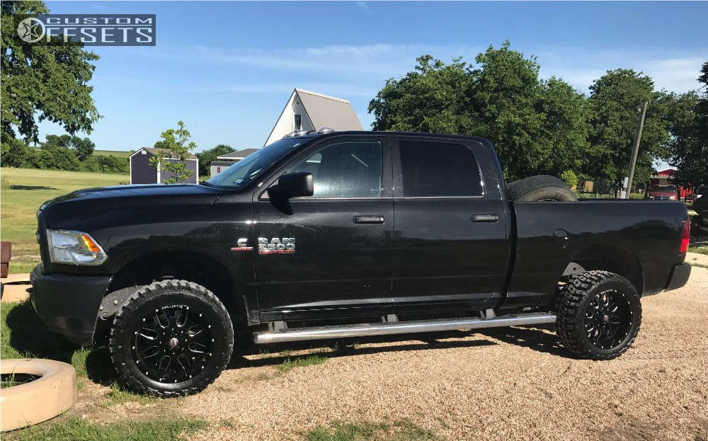 2016 Ram 2500 with 20x10 -19 Ballistic Tank and 33/12.5R20 Federal ...