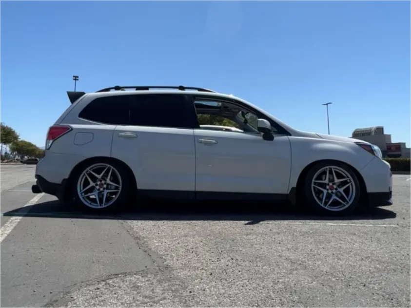 2018 Subaru Forester with 18x9 22 Kansei Astro and 235/40R18 Riken ...