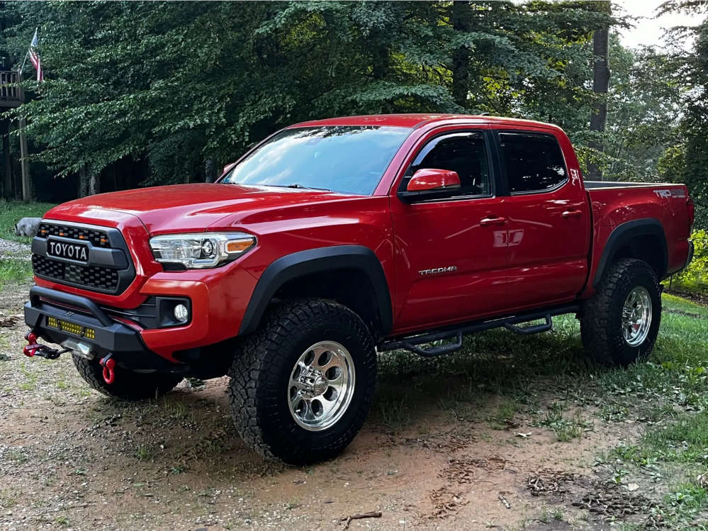2018 Toyota Tacoma with 17x9 0 Alloy Ion 171 and 35/10.5R17 Kenda ...