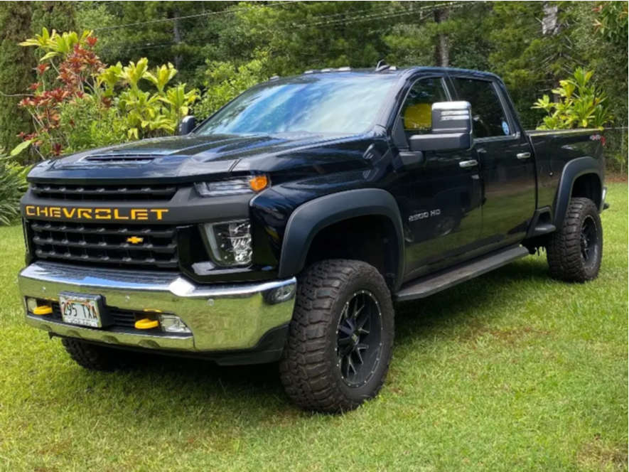 2020 Chevrolet Silverado 2500 HD with 20x10 -19 Hardrock Affliction and ...