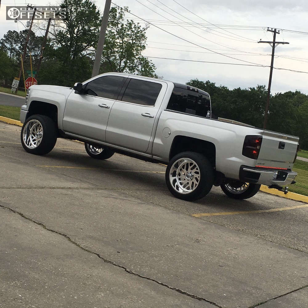 2015 Chevrolet Silverado 1500 with 22x12 -51 Fuel Forged Ff29 and 305 ...
