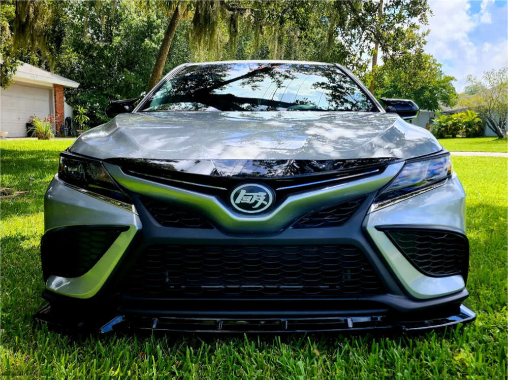 2021 Toyota Camry with 18x8.5 35 Aodhan DS07 and 235/45R18 Bridgestone ...