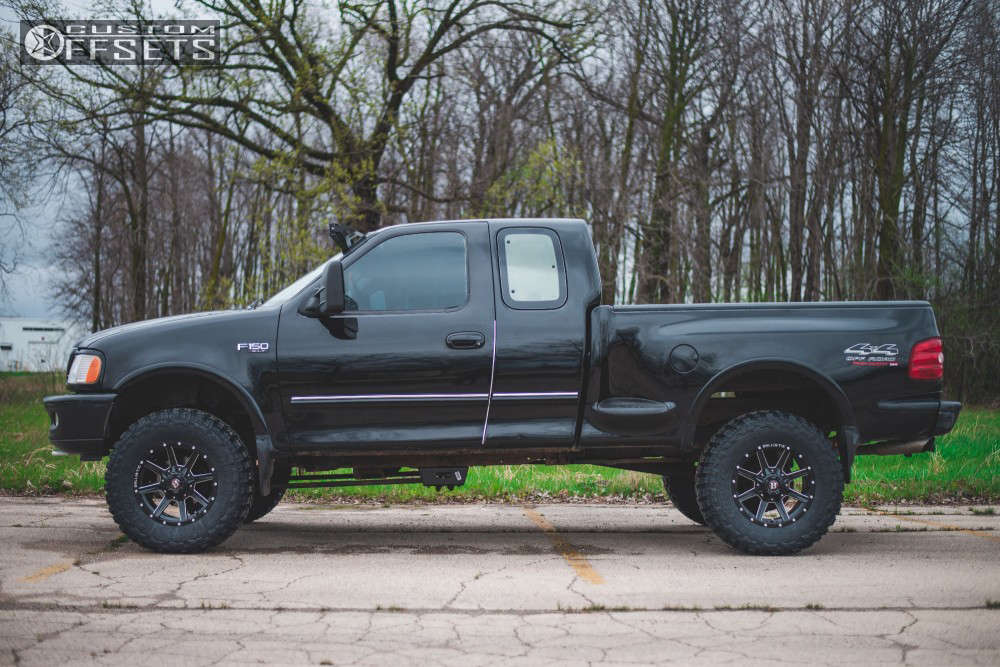 1997 Ford F-150 with 18x9 -12 Ballistic Razorback and 35/12.5R18 ...
