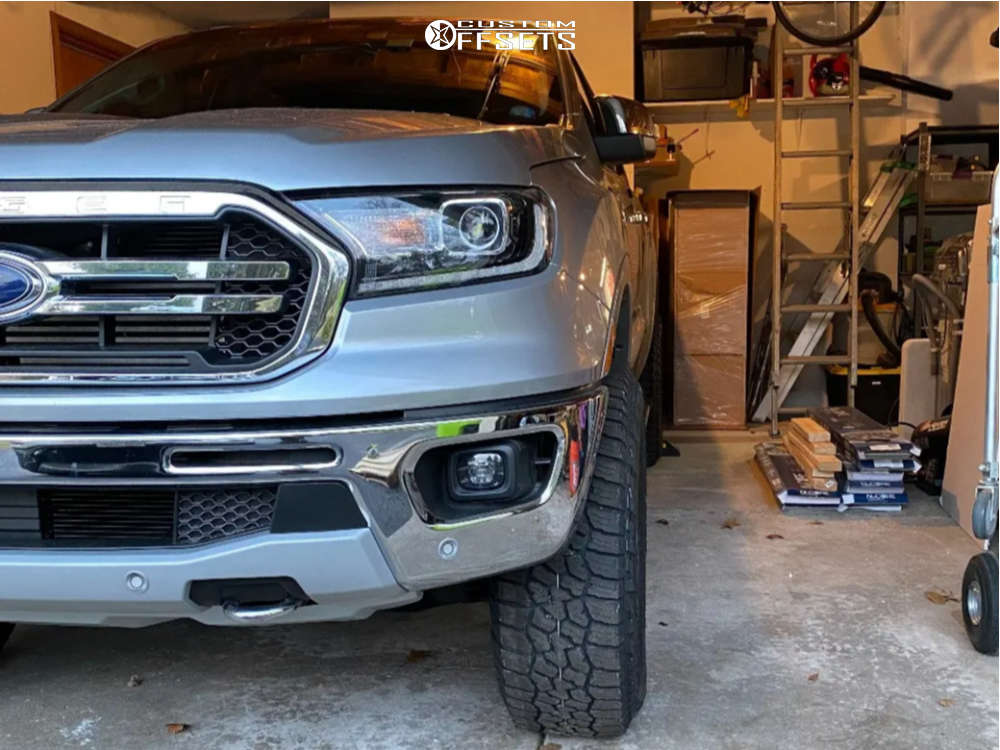 2020 Ford Ranger with 18x9 20 Fuel Tech and 265/70R18 Falken Wildpeak ...
