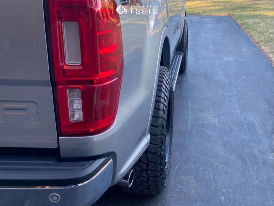 2020 Ford Ranger with 18x9 20 Fuel Tech and 265/70R18 Falken Wildpeak ...