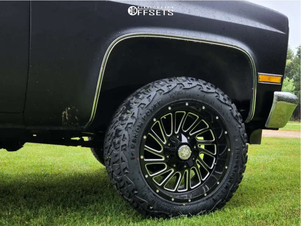 1983 Chevrolet K20 with 20x10 -19 Hardrock Overdrive and 285/55R20 ...
