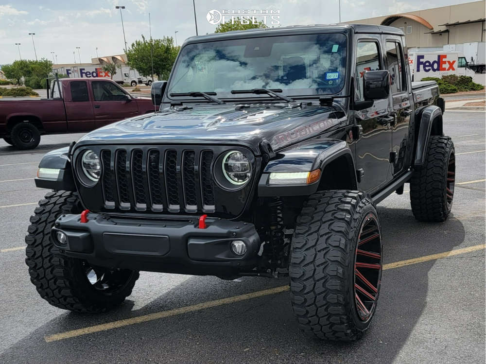 2021 Jeep Gladiator with 24x14 -76 TIS 554BMR and 37/13.5R24 Gladiator Xcomp Mt and Suspension ...