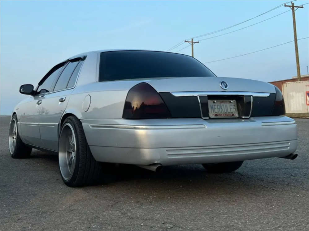 2003 Mercury Grand Marquis with 20x9 35 XXR 527d and 245/40R20 Lexani ...