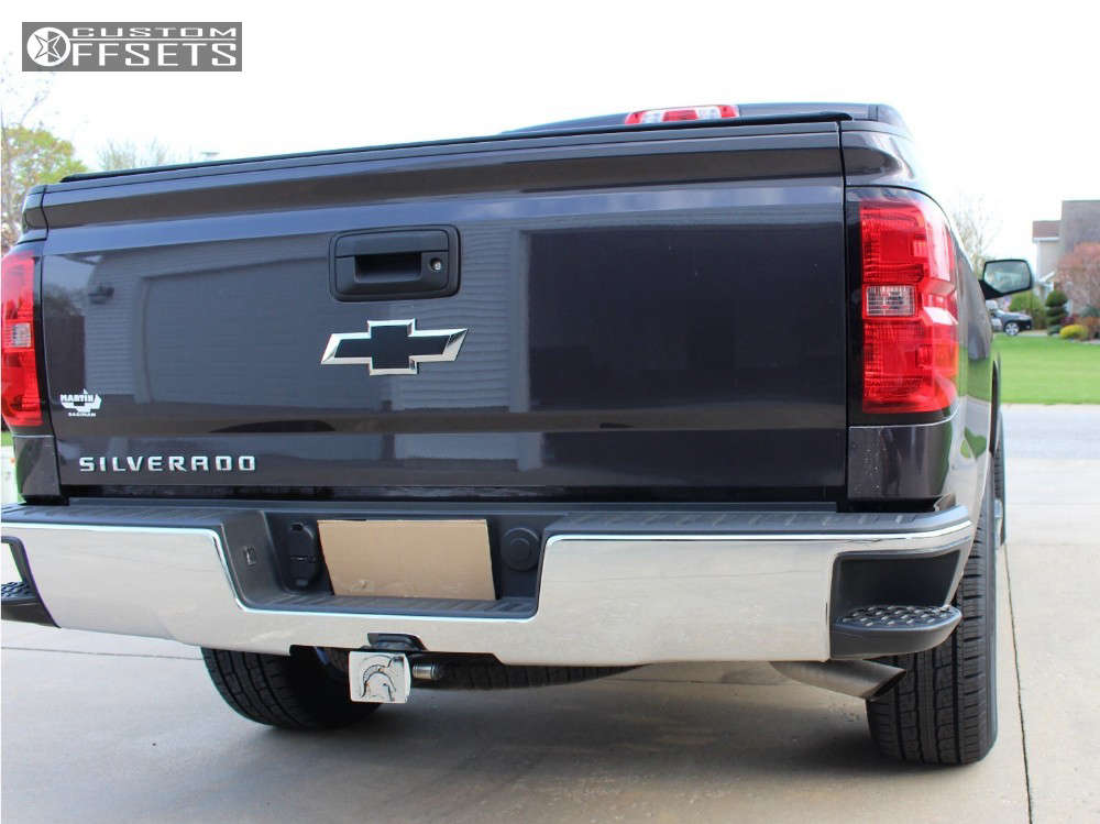 2015 Chevrolet Silverado 1500 with 20x9 25 MB Wheels Tko and 275/55R20 ...