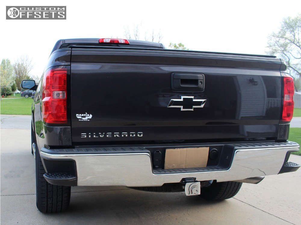 2015 Chevrolet Silverado 1500 with 20x9 25 MB Wheels Tko and 275/55R20 ...