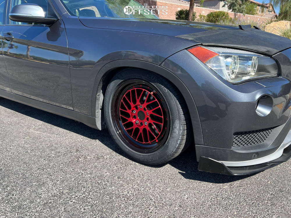 2015 BMW X1 with 17x7.5 40 Mach Mp42 and 225/50R17 Kumho Ecsta Pa51 and ...