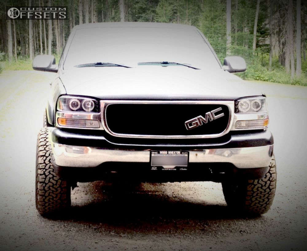 2001 GMC Sierra 1500 with 16x10 -38 Alloy Ion Style 174 and 305/70R16 ...