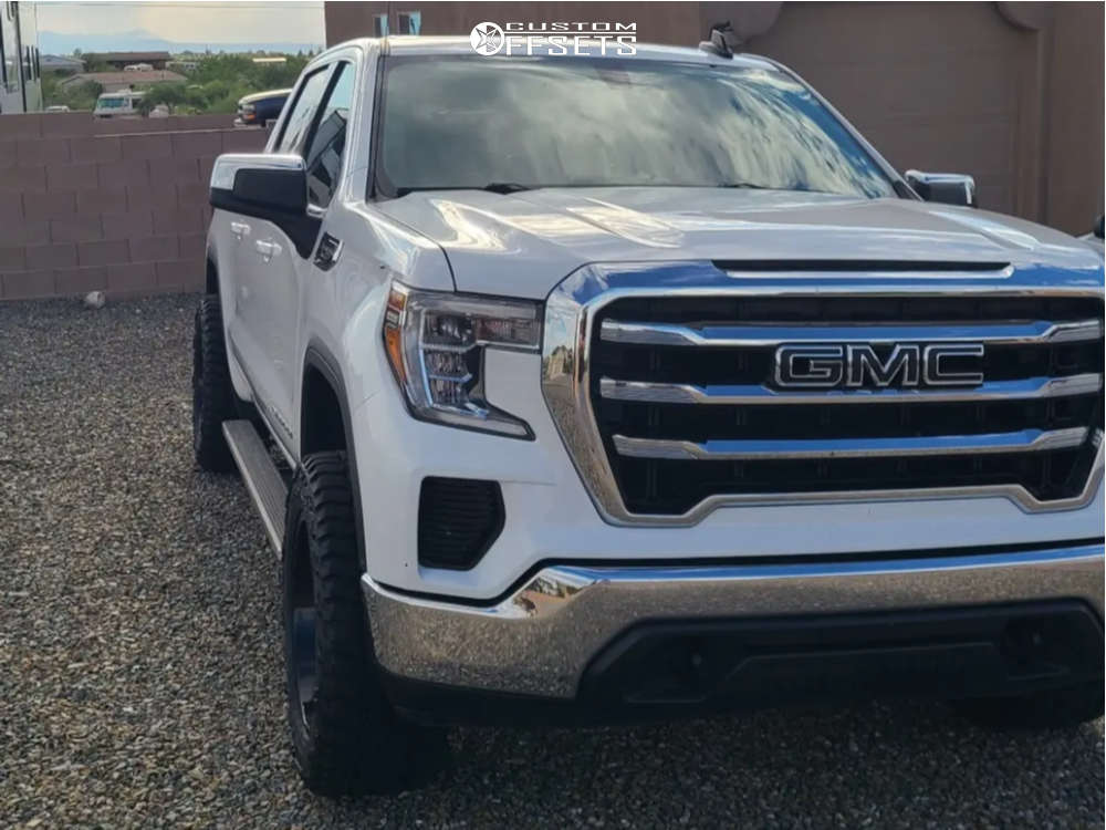 2019 GMC Sierra 1500 with 20x10 -25 Motiv Offroad Magnus 423B and 295 ...