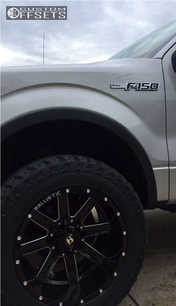2009 Ford F-150 with 20x12 -44 Ballistic Rage and 305/55R20 Cooper ...