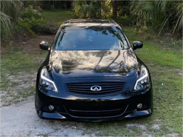 2013 INFINITI G37 with 19x9.5 22 Aodhan Ds07 and 245/35R19 Lexani Lx ...