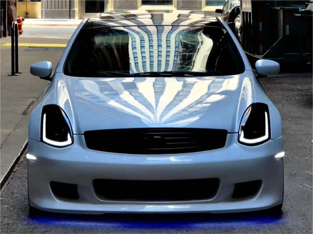 2005 INFINITI G35 with 19x8 30 Rays Engineering Infiniti Forged Rays ...
