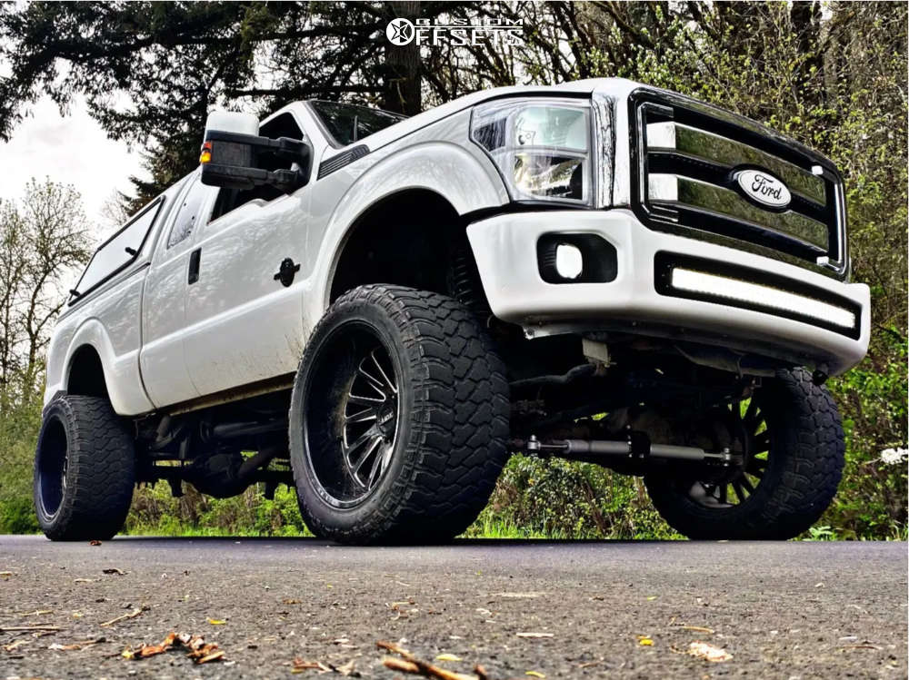 2016 Ford F-350 Super Duty with 24x14 -72 Tuff T2a and 38/15.5R24 Fury ...