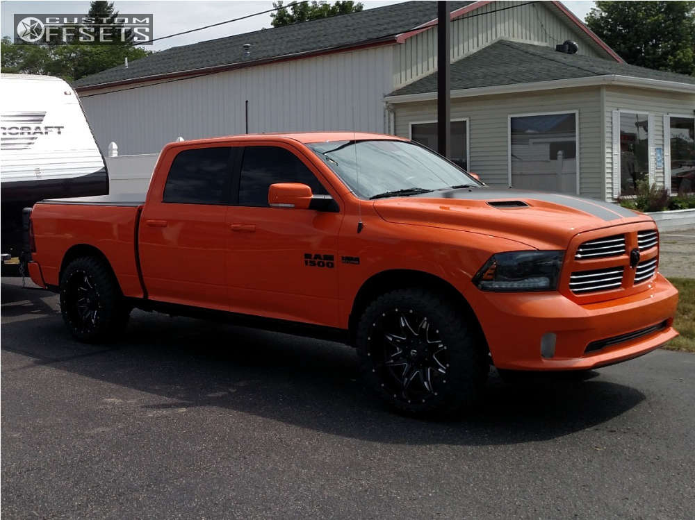 2015 Ram 1500 with 22x11 -24 Fuel Lethal and 33/12.5R22 Atturo Trail ...