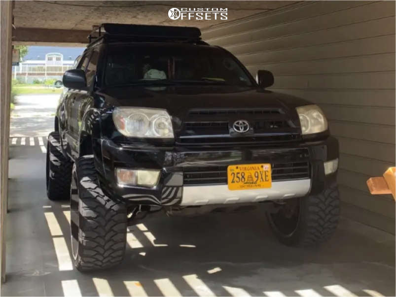2004 Toyota 4Runner with 24x12 -44 TIS 547BM and 33/12.5R24 Comforser ...