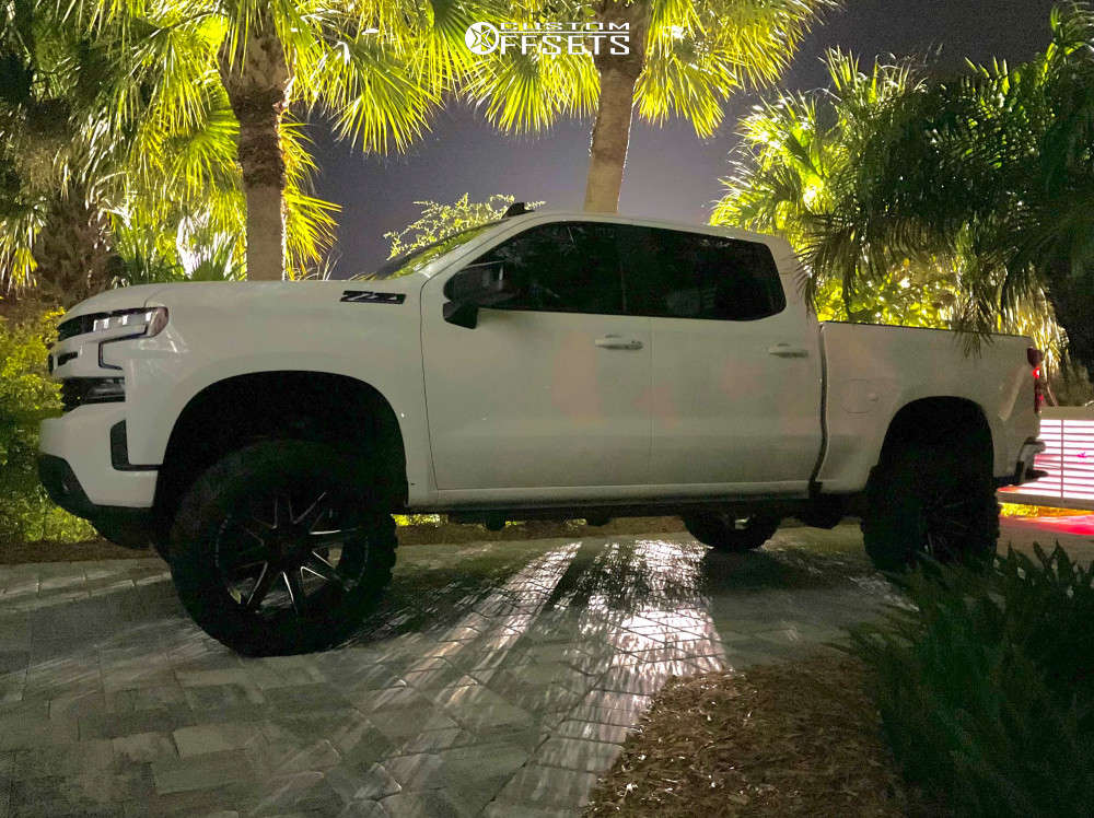2021 Chevrolet Silverado 1500 with 22x12 -44 Axe Offroad Artemis and 35 ...