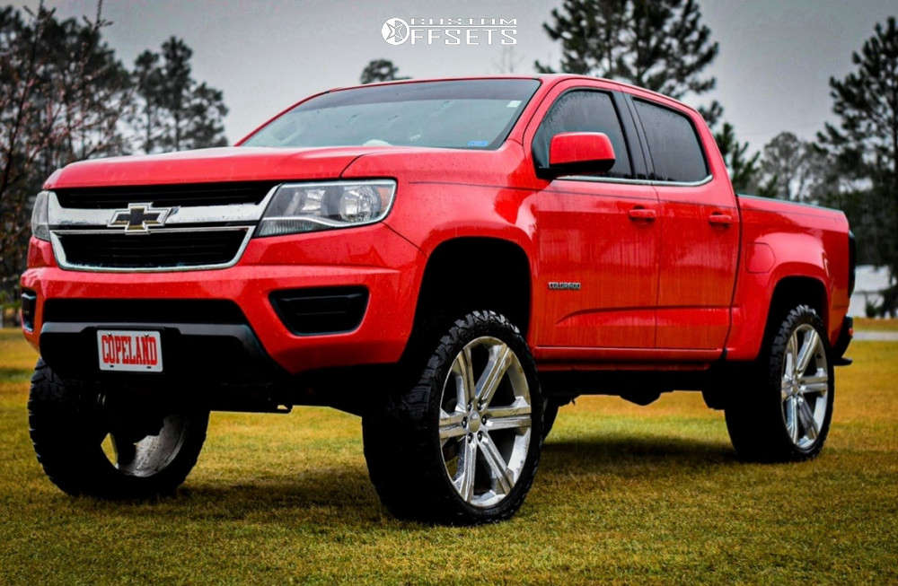 2017 Chevrolet Colorado with 24x10 30 OE Replicas G13 and 35/12.5R24 ...