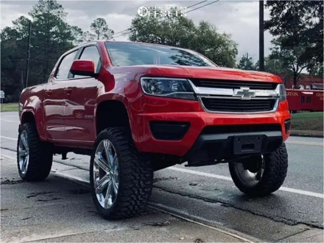 2017 Chevrolet Colorado with 24x10 30 OE Replicas G13 and 35/12.5R24 ...