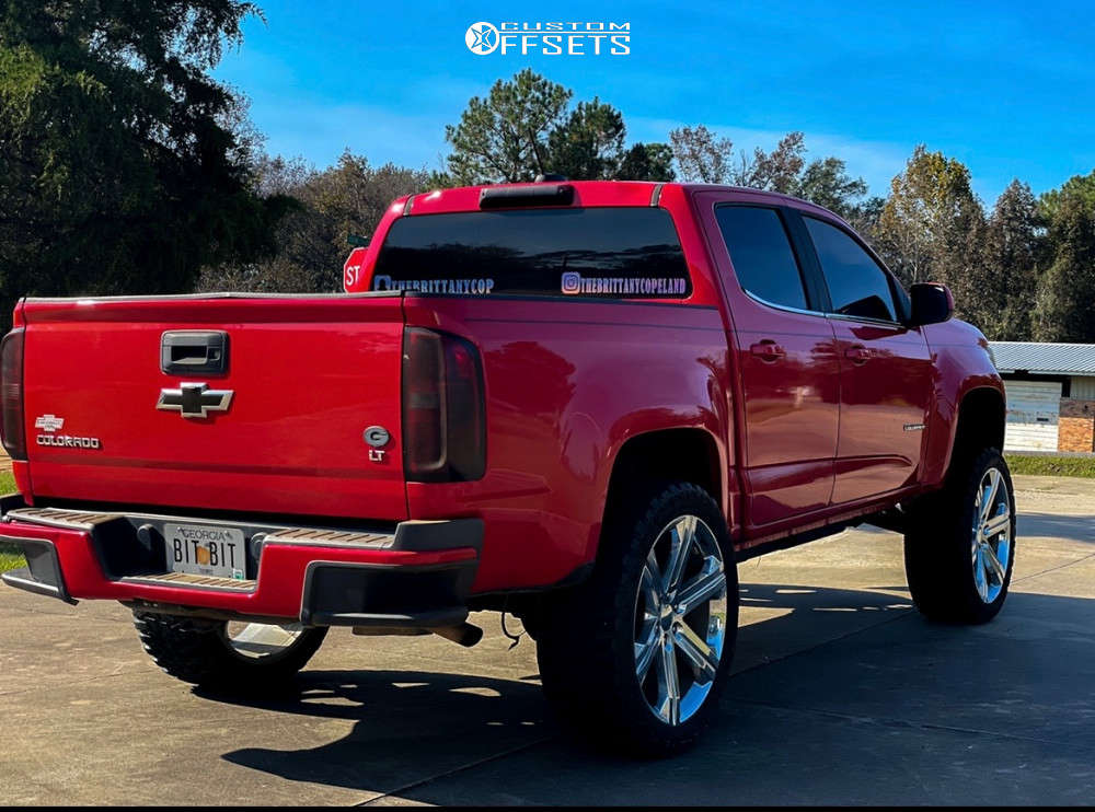 2017 Chevrolet Colorado with 24x10 30 OE Replicas G13 and 35/12.5R24 ...