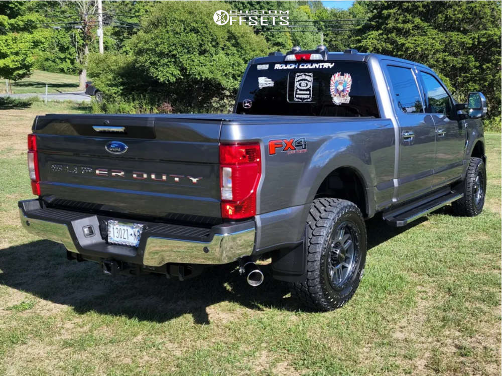 2022 Ford F-250 Super Duty with 20x9 10 Vision Nemesis and 35/12.5R20 ...