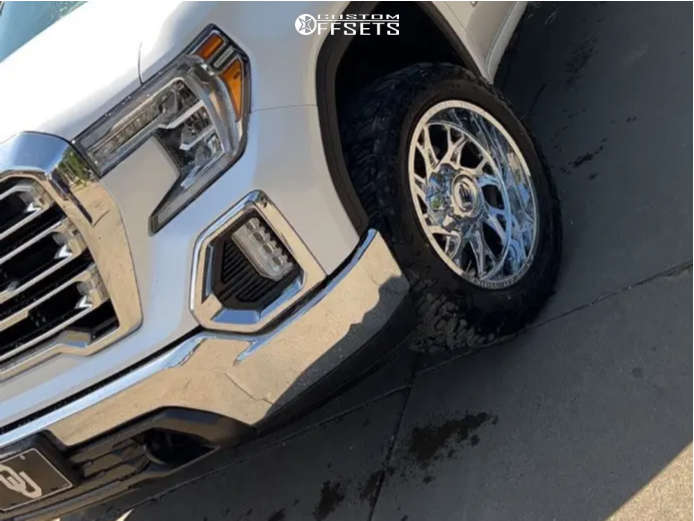 2020 GMC Sierra 1500 with 20x10 -24 American Truxx Destiny and 33/12 ...