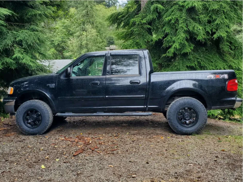 2002 Ford F-150 with 17x9 12 Ultra Menace and 285/75R17 Toyo Tires Open ...
