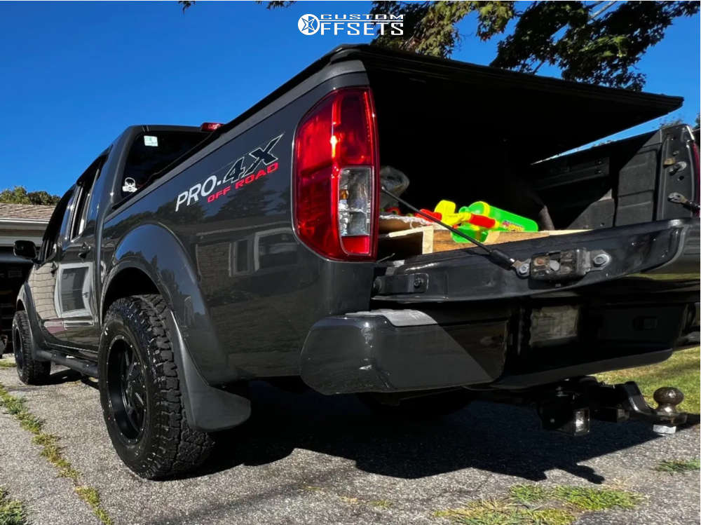 2010 Nissan Frontier with 18x9 0 Full Throttle FT-1 and 275/65R18 ...