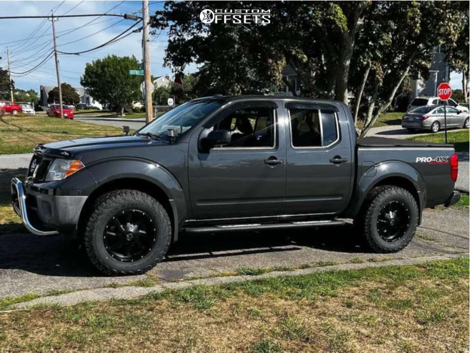 2010 Nissan Frontier with 18x9 0 Full Throttle FT-1 and 275/65R18 ...