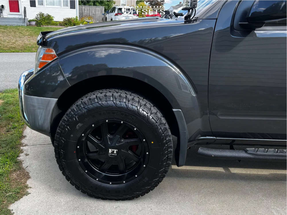 2010 Nissan Frontier with 18x9 Full Throttle FT-1 and 275/65R18 ...