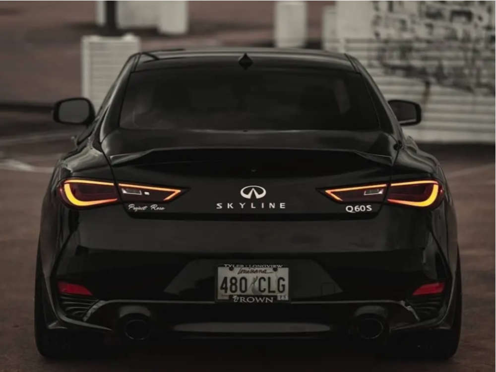 2018 INFINITI Q60 with 20x10.5 25 Verde Axis and 285/30R20 Nitto Nt555 ...