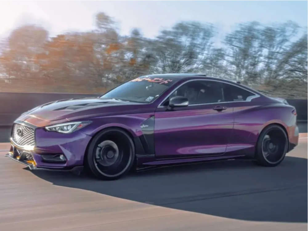 2018 INFINITI Q60 with 20x10.5 25 Verde Axis and 285/30R20 Nitto Nt555 ...