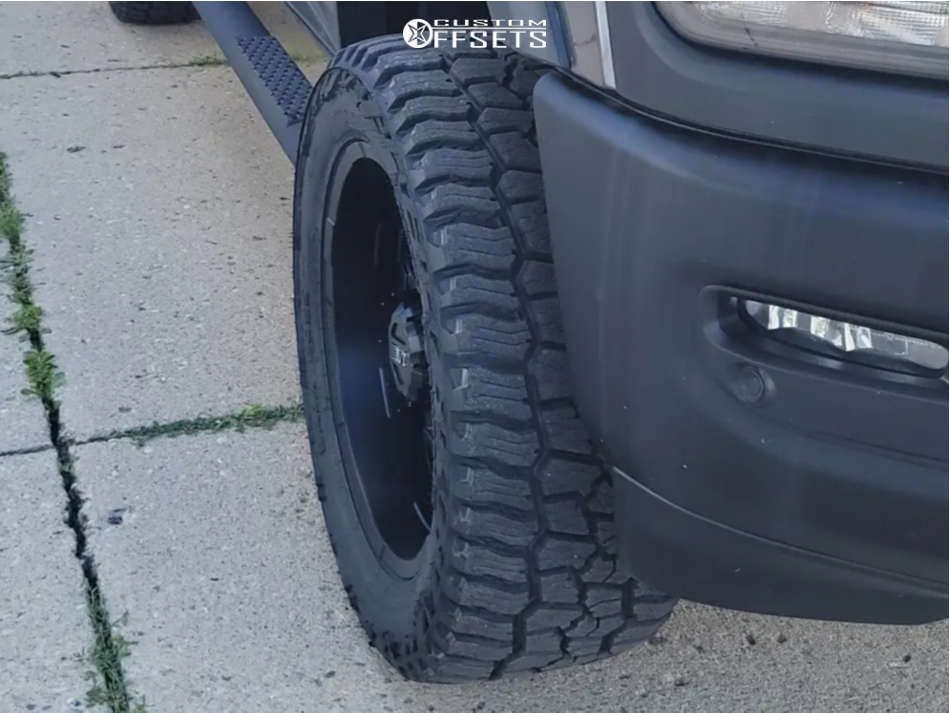 2020 Ram 2500 with 22x10 -12 Mickey Thompson Sidebiter Ii and 325/50R22 ...