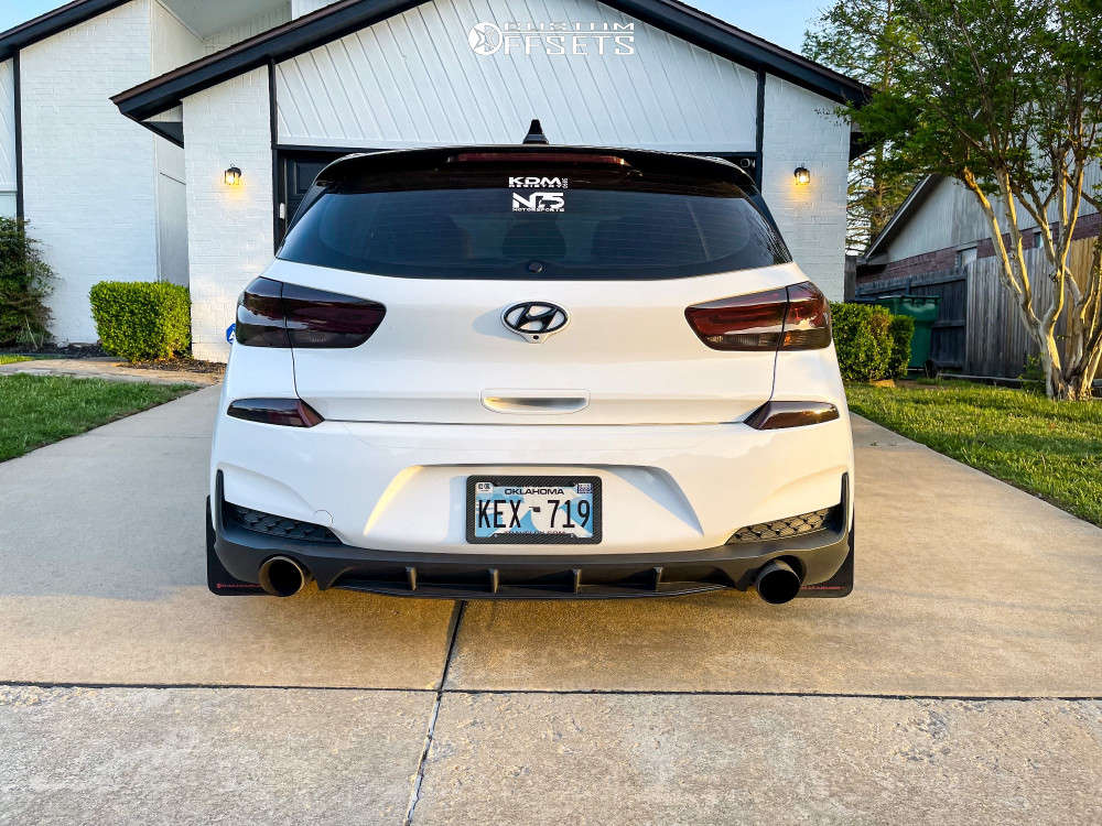 2020 Hyundai Elantra GT with 18x8.5 45 Konig Ampliform and 245/45R18 Hankook Ventus S1 Noble 2 ...