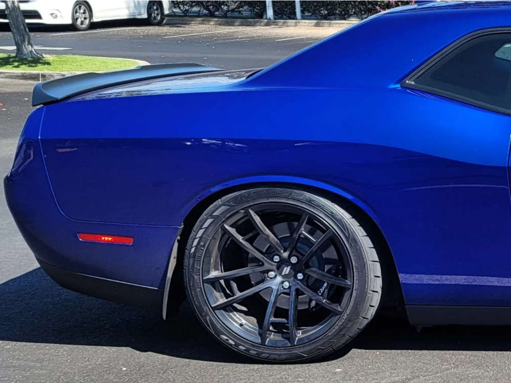 2021 Dodge Challenger with 20x9.5 12 MRR M392 and 275/40R20 Nitto Nt555 ...