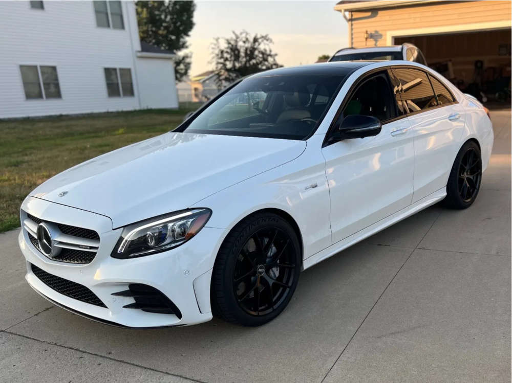 2019 Mercedes-Benz C43 AMG with 19x8.5 30 ESR Rf2 and 245/40R19 ...