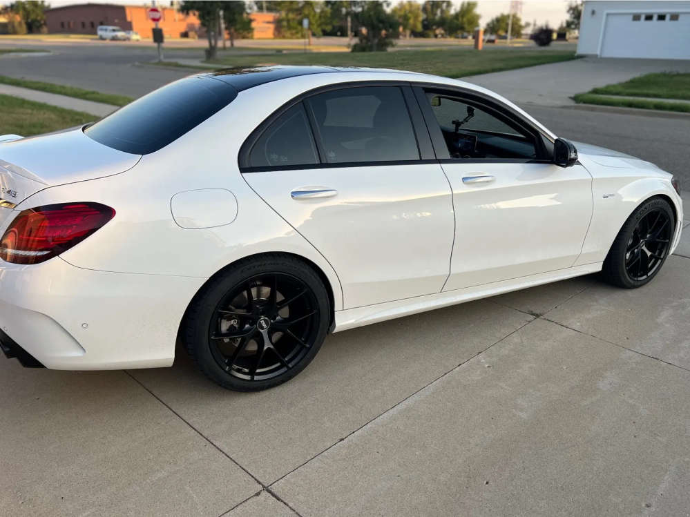 2019 Mercedes-Benz C43 AMG with 19x8.5 30 ESR Rf2 and 245/40R19 ...