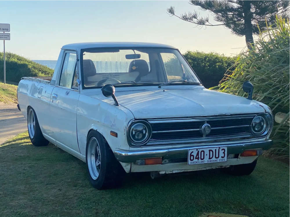 1994 Nissan 1200 Ute with 13x7 2 Hayashi Racing Command and 185/60R13 Nankang Ns-2r and Lowering ...